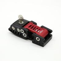 China Jeep Wrangler JK JL Locking Hood Catch Latches Kit 440x240x80mm Red Black Aluminum Alloy for sale