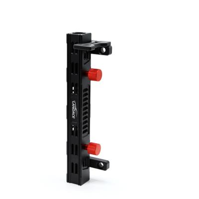 China Jeep Wrangler Flag Holder Bracket Whip Light Mounting Bracket 323x78x86mm Aluminum Alloy for sale