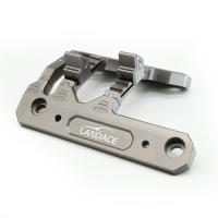 China Jeep TANK 300 A-Pillar Light Mounting Brackets 1.4kg Black Powder Coating for sale
