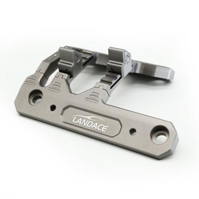 China Jeep TANK 300 A-Pillar Light Mounting Brackets 1.4kg Black Powder Coating for sale