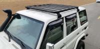 China Roof Luggage Carrier for Toyota Land Cruiser LC79 1540x1425mm 25.6kg Steel Aluminum for sale