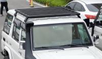 China Roof Luggage Carrier for Toyota Land Cruiser LC79 1540x1425mm 25.6kg Steel Aluminum for sale