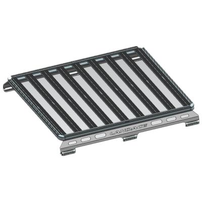 China Custom Fit Black Roof Luggage Carrier 1540x1425mm 200kg Capacity for Jeep Y60 4Runner for sale
