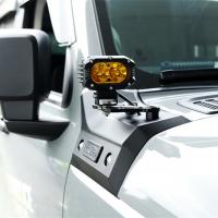 China Modified PC ABS 8 2 UV V-0 A-Pillar Light Mounting Brackets for WEY TANK 300 Off-Road for sale