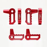 China Aluminum L-Shaped Hardtop Release Switch Cover for Jeep Wrangler JL JT Gladiator 6 Piece Set 102mm for sale