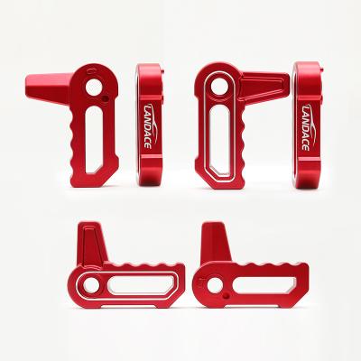 China Aluminum L-Shaped Hardtop Release Switch Cover for Jeep Wrangler JL JT Gladiator 6 Piece Set 102mm for sale