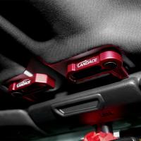 China Aluminum L-Shaped Hardtop Release Switch Cover for Jeep Wrangler JL JT Gladiator 6 Piece Set 102mm for sale