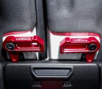 China Aluminum L-Shaped Hardtop Release Switch Cover for Jeep Wrangler JL JT Gladiator 6 Piece Set 102mm for sale