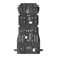 China Aluminum Alloy Under Engine Skid Plate for Jeep Wrangler JL JK 2013-2017 35kg for sale