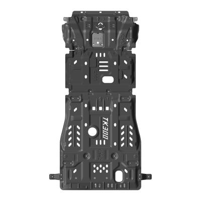 China Aluminum Alloy Under Engine Skid Plate for Jeep Wrangler JL JK 2013-2017 35kg for sale