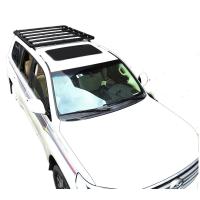 China 300kg Capacity Black Roof Luggage Carrier for Jeep Wrangler JK JL Toyota 4Runner Hilux Ranger for sale