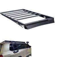 China Black Aluminum Alloy Roof Rack Mount Basket 2160x1320mm 200kg Capacity for 4Runner for sale