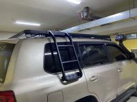 China Black Aluminum Alloy Roof Rack Mount Basket 2160x1320mm 200kg Capacity for 4Runner for sale