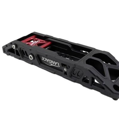 China Hard Anodized Aluminum Alloy Folding Side Step for Jeep Wrangler 330x86x55mm for sale