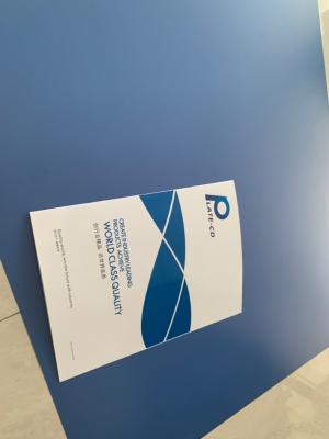 China Blue Thermal CTP Plate 830nm 110-130 mJ/cm² 1350mm Width 60000-80000 Impressions for sale