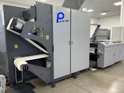 China PLATE-CD MINI-440 Water-based Pigment Ink Digital Printing Press 600x1200dpi Infrared Drying for sale