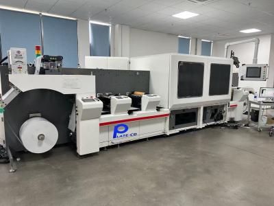 China PLATE-CD MINI-440 Digital Printing Press 600x1200dpi 100m/min Waterbased Pigment Ink for sale