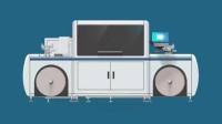 China Digital Printing Press 600x1200dpi 100m/min Waterbased Pigment Ink Visual Interface for sale
