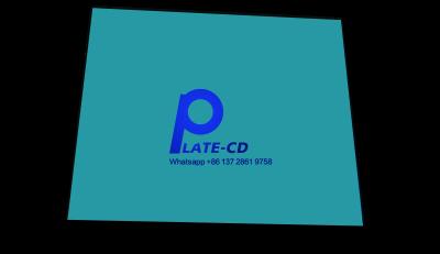 China 0.15-0.3mm PS Aluminum Printing Plate | 500,000 Impression Durability | Green/Blue Surface Options for sale