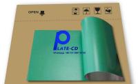 China Green/Blue Finish CTCP Aluminum UV Plate 0.15-0.3mm Thickness for Commercial Printing - 100K-200K Print Resistance for sale