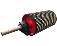 China Ceramic Lagged Conveyor Belt Drive Pulley Anti Slip Wear Resistant For Mining Systems for sale