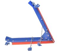 China Polyurethane V Plough Belt Cleaner Return Side Conveyor Belt Scraper for sale