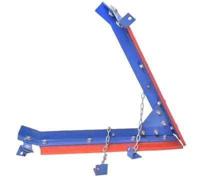 China Polyurethane V Plough Belt Cleaner Return Side Conveyor Belt Scraper for sale