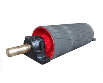 China Diamond Rubber Lagged Drum Pulley – Conveyor Head Pulley for Anti-Slip Performance for sale