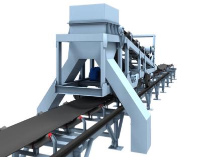 China High Efficiency Belt Conveyor Accessories Traveling Tripper Versatile Discharge System for sale