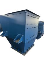 China Mobile Bulk Material Handling Hopper With Dust Control For Ports Mining And Cement Plants for sale
