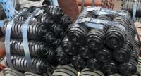China Mining Belt Conveyor Rubber Impact Idler Roller – Shock Absorbing for sale