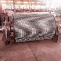 China Diamond Rubber Lagged Drum Pulley – Conveyor Head Pulley for Anti-Slip Performance for sale