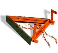 China Polyurethane V Plough Belt Cleaner Return Side Conveyor Belt Scraper for sale