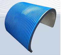 China Mining Dustproof Conveyor Belt Covers For Rain Wind And Dust Protection for sale