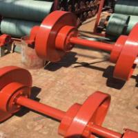 China Quiet Smooth Operation Belt Conveyor Accessories Polishing Conveyor Belt Press Roller for sale