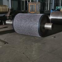China Ceramic Lagged Conveyor Belt Drive Pulley Anti Slip Wear Resistant For Mining Systems for sale