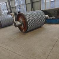China Ceramic Lagged Conveyor Belt Drive Pulley Anti Slip Wear Resistant For Mining Systems for sale