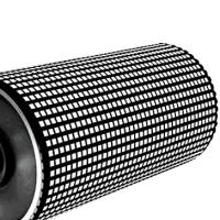 China Ceramic Lagged Conveyor Belt Drive Pulley Anti Slip Wear Resistant For Mining Systems for sale