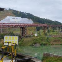 China Long Distance Overland Belt Conveyor Curved Bulk Material Handling Conveyor for sale