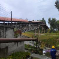 China Long Distance Overland Belt Conveyor Curved Bulk Material Handling Conveyor for sale
