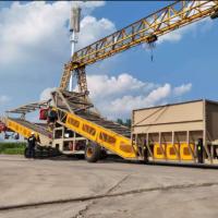 China Ship Loader Telescopic Belt Conveyor for Coal Mining and Bulk Material Handling for sale