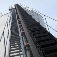 China Steep Incline Cleated Belt Conveyor | High Angle Conveyor for Mining & Aggregate for sale