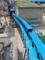 China DG200 Pipe Conveyor for Industrial Solid Waste Handling for sale