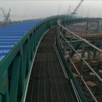 China Φ200mm Pipe Belt Conveyor | 50 t/h Enclosed Coal Transport System for sale
