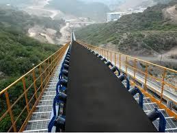 China Curved Overland Belt Conveyor for Efficient Long-Range Bulk Handling for sale