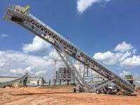 China Mobile Crawler Stacking Conveyor – Efficient Stockpile Solution for Aggregate & Mining Sites for sale