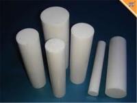 China Multifunctional PTFE Molded Rod , White  Rod Low Flammability for sale
