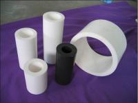 China White / Black PTFE Molded Tube , Molded Polytetrafluoroethylene Products for sale