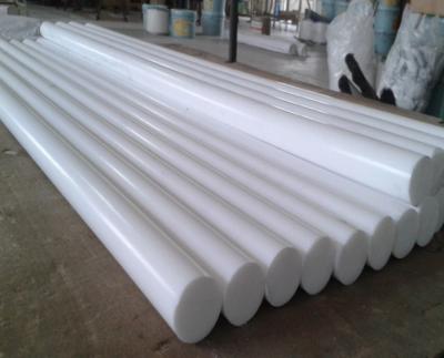 China High Precision Extruded PTFE Round Bar Non Stick Low Dielectric Constant for sale