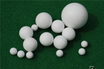 China White Machined Solid PTFE Balls None Toxic for sale